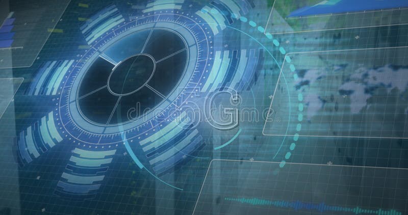 Image of Data Processing and 5g Over Computer Wires Stock Photo - Image of networking, cables ...