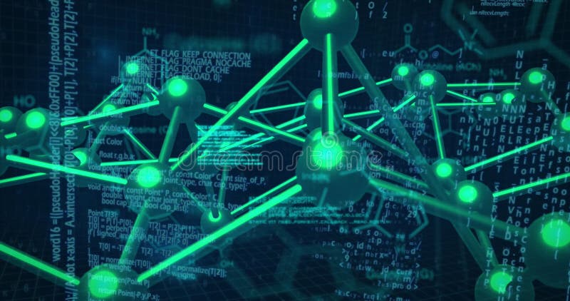 Image of Data Processing Over Chemical Formula Stock Image - Image of ...