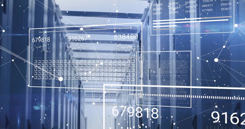 Image of Data Processing Over Computer Servers Stock Photo - Image of ...