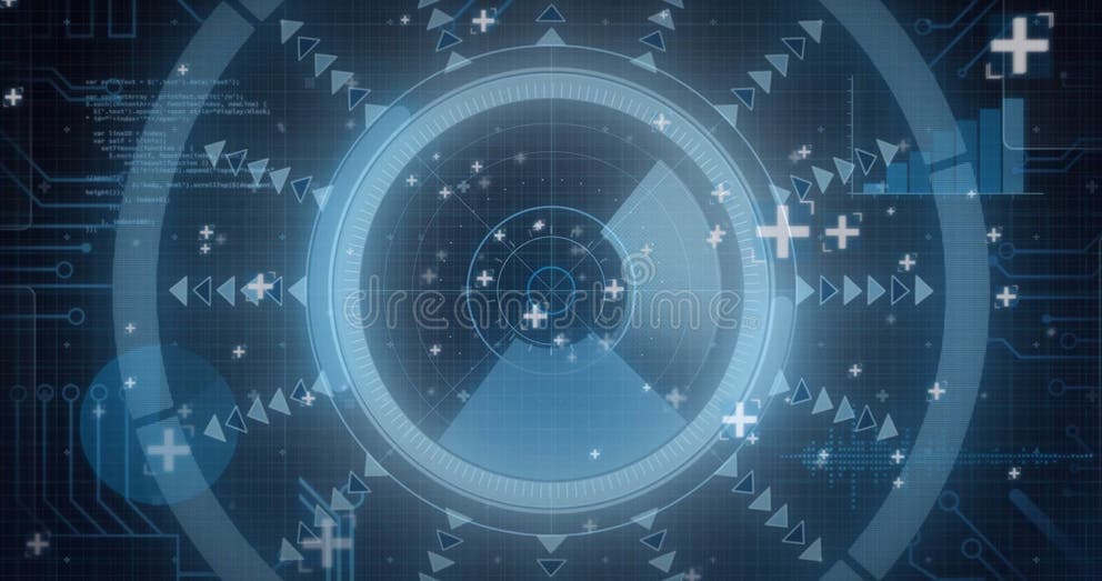 Image of Data Processing Over Diagrams and Scope Scanning Stock Photo ...