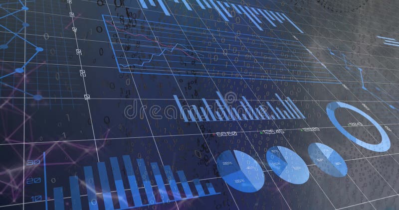 Image of Data Processing Over Numbers Stock Photo - Image of ...