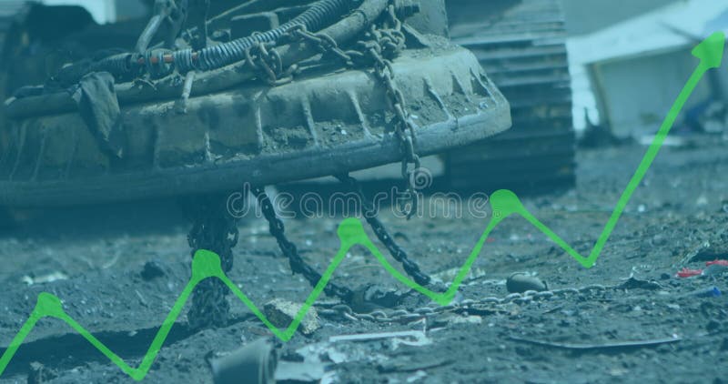 Image of Data Processing Over Rubbish Dump Stock Image - Image of data ...