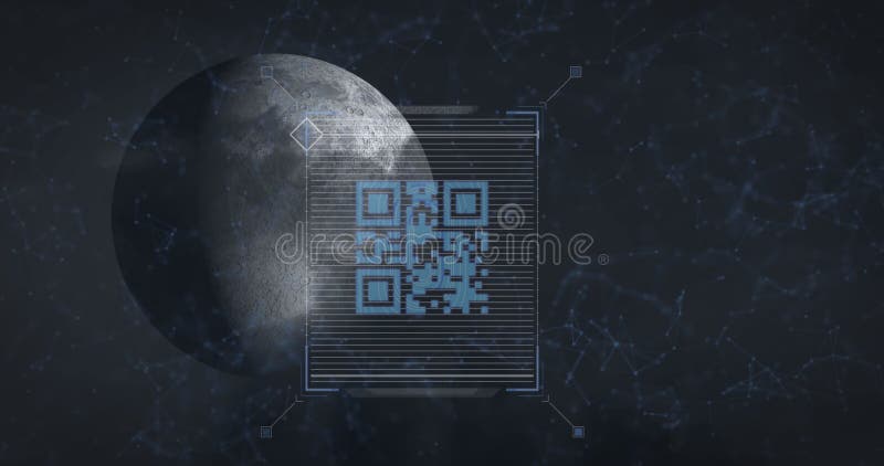 Image of Data Processing and Qr Code Over Globe Stock Image - Image of world, generated: 310935117
