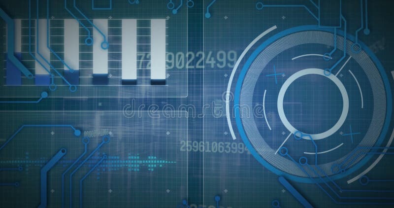 Image of Data Processing, Scope Scanning and Computer Circuit Board ...