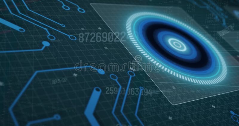 Image of Data Processing, Scope Scanning and Computer Circuit Board ...