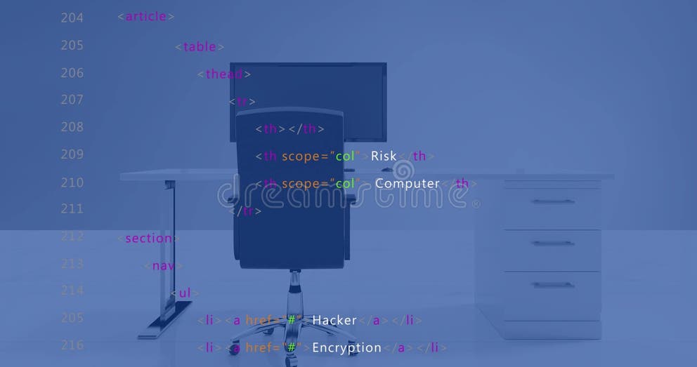 Image of Data Processing and Statistics Over Computer on Office Desk on ...