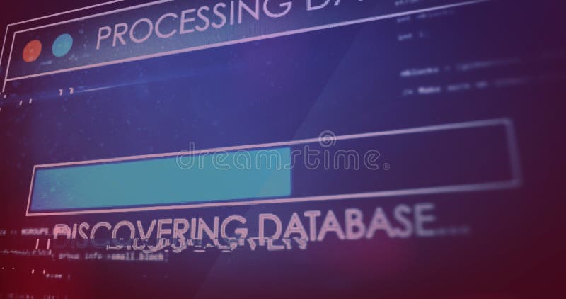 Image of Data Processing Text Over Screen and Computer Servers Stock ...