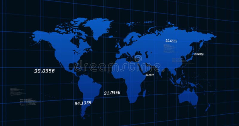 Database Grid Visualization, Big Data Flow Wave, Analytics and ...