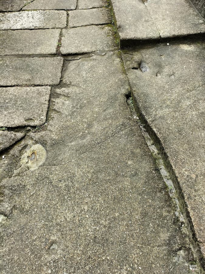 Image De L'ancienne Surface Du Chemin De Promenade Avec Un Design ...