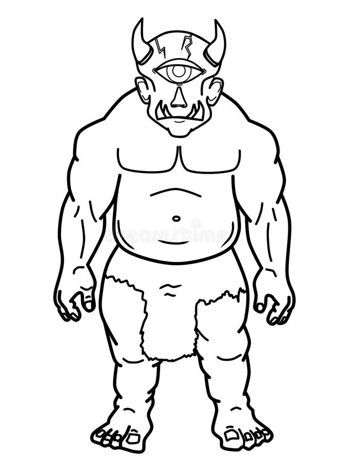 Image De L'image Du Demi-monstre Humain Illustration Stock ...