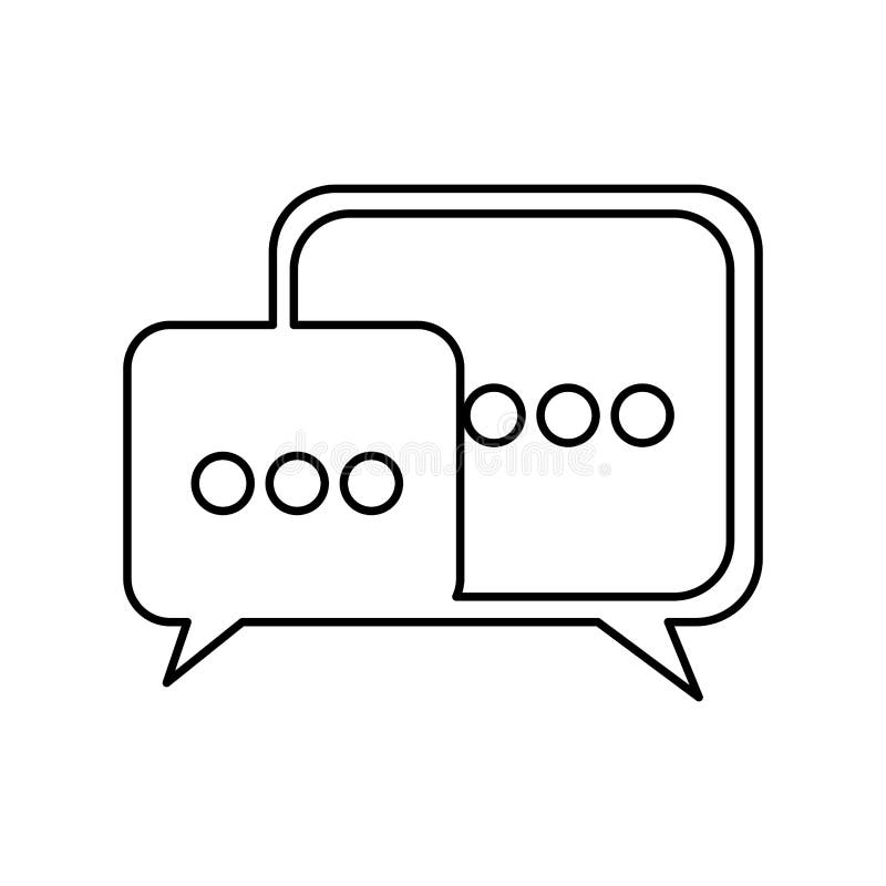 Image De Pictogramme D'icône De Bulle De La Parole Illustration de ...