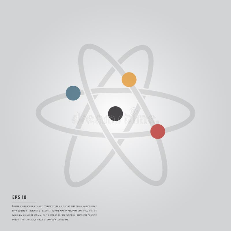 Image De Vecteur Des Atomes Illustration de Vecteur - Illustration du ...