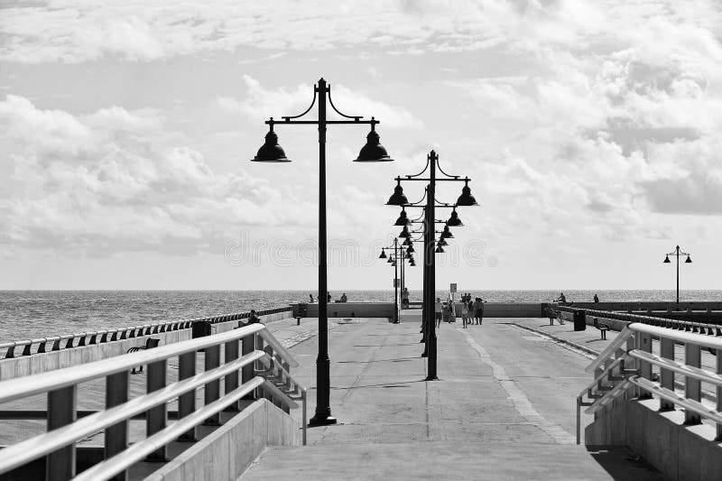 Image of Deck Pier Promenade Outdoor. Deck Pier Promenade Stock Photo ...