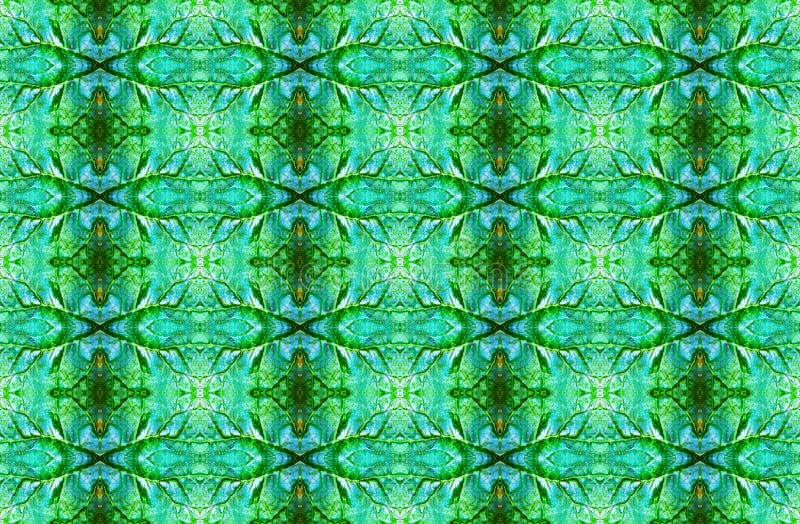 BLUE and GREEN DECORATIVE REPEAT PATTERN Stock Illustration ...