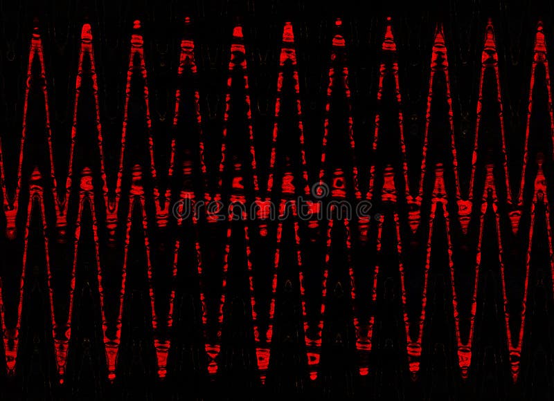 RED VIBRATION PATTERN on BLACK BACKGROUND Stock Photo - Image of ...