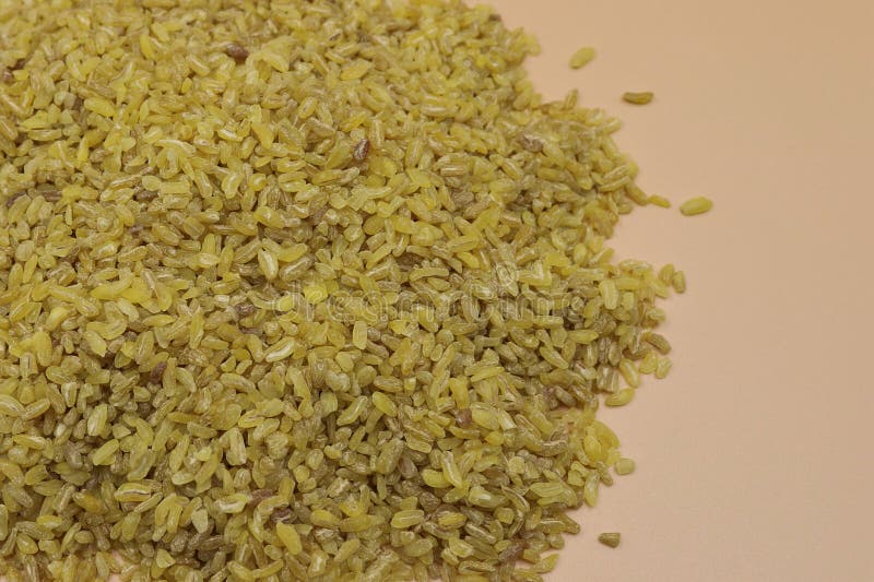 Raw Bulgur Grain on Background. Stock Image - Image of food, corn ...