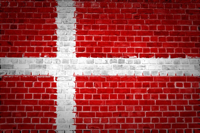 Brick Wall Denmark stock illustration. Illustration of backdrop - 259044730