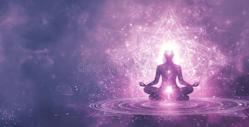 Image Depicting a Consciousness Algorithm, Sacred Geometry, and a Woman ... Image Depicting a Consciousness Algorithm, Sacred Geometry, and a Woman ...