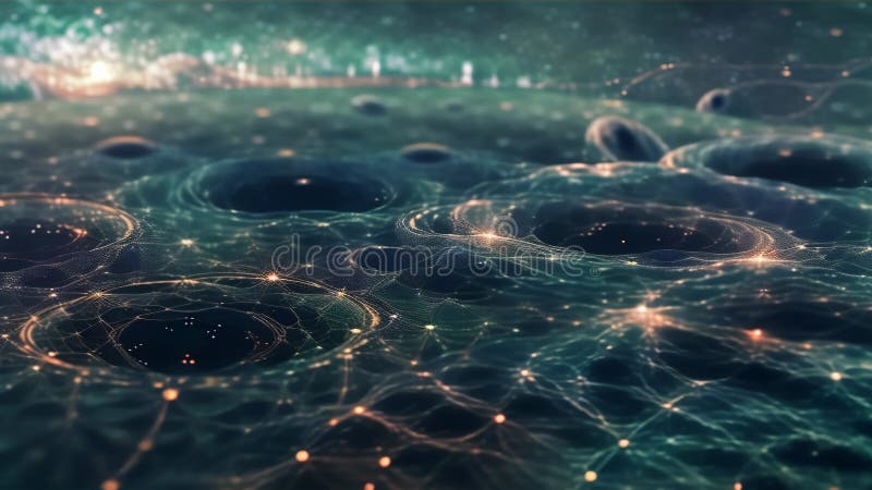 Numerous Bubbles Floating in the Air, Creating a Vibrant and Dynamic Display, Nanoparticles Self ...