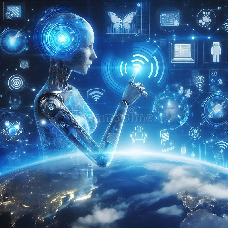 An Image Depicting the Future of Artificial Intelligence in Wireless Communication Technology ...