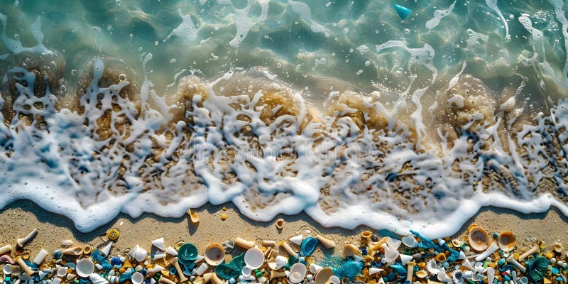 Image Depicting the Impact of Microplastics on the Environment and ...