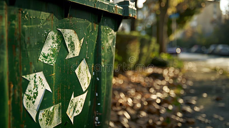 An Image Depicting Sorted Garbage Containers for Eco-Friendly Waste ...