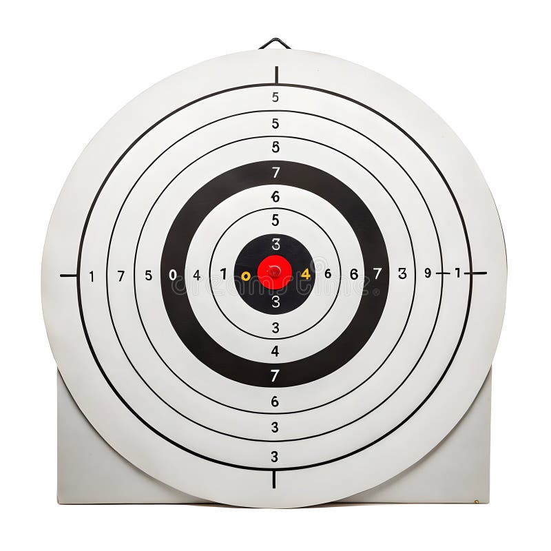 Target Aim Focus Isolated on White Background Stock Illustration ...
