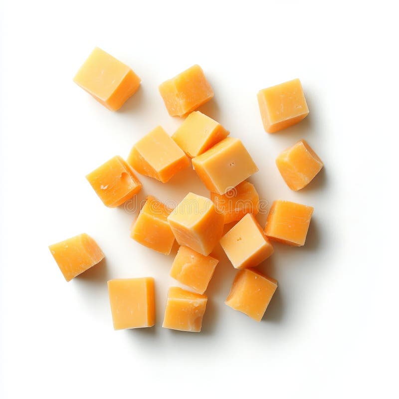 Image Depiction of Cheese Falling, Set Against a Transparent Background ...