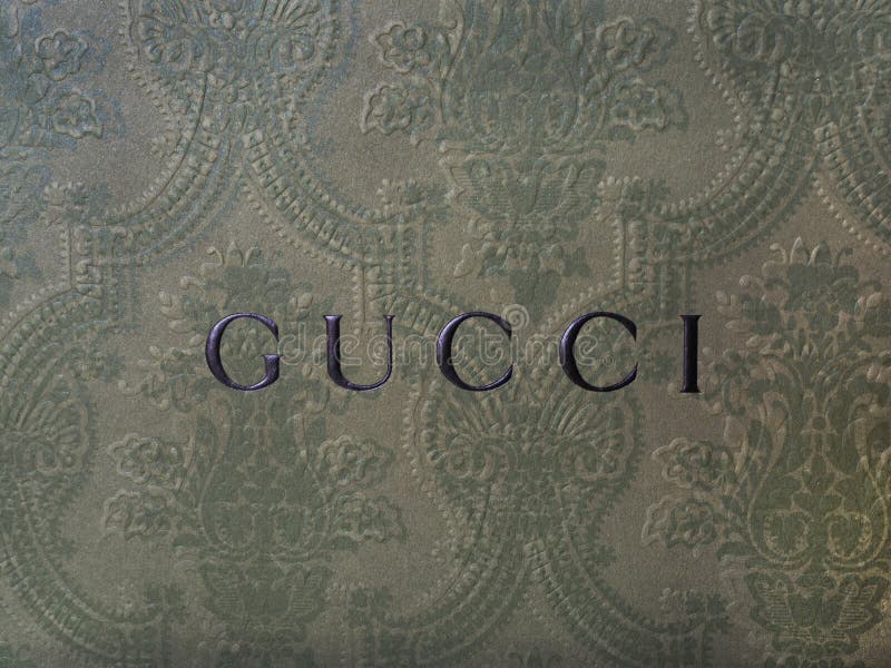 Logo and Texture Gucci Luxury Editorial Stock Photo - Image of fabric ...