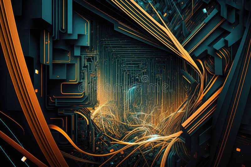 An Abstract Background Image that Represents the Complexity of the ...