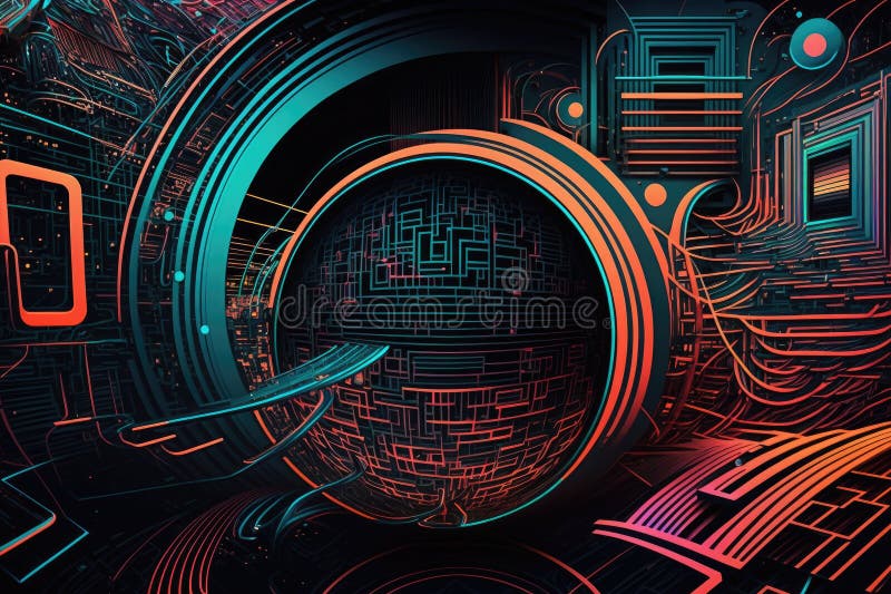 An Abstract Background Image that Represents the Complexity of the ...