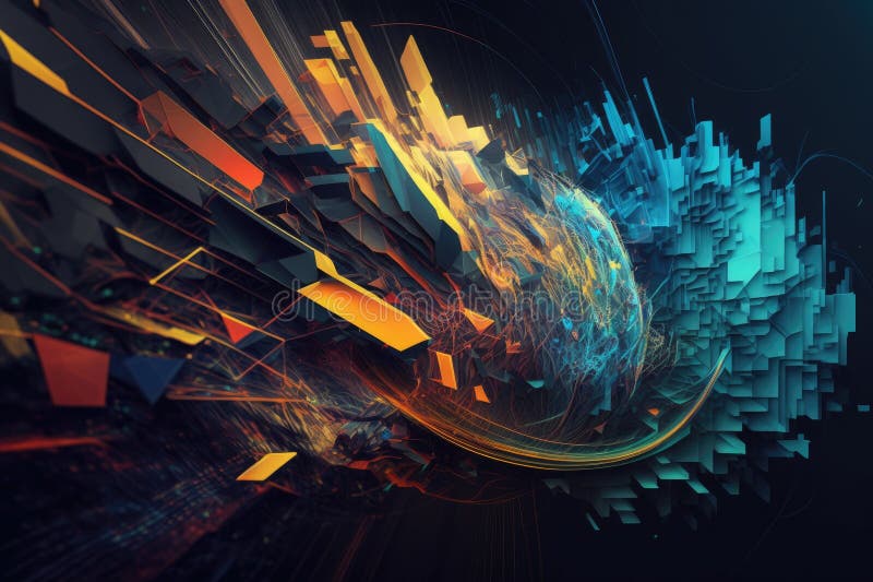 An Abstract Background Image that Represents the Complexity of the ...