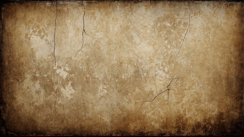 Aged Parchment Background Texture with Subtle Cracks and Earthy Brown ...