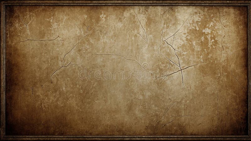 Aged Parchment Background Texture with Subtle Cracks and Earthy Brown ...