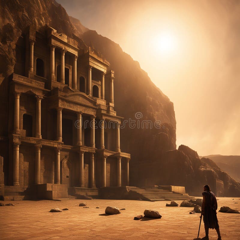 Mysterious Ancient Cliff Structure Stock Image - Image of mystery ...