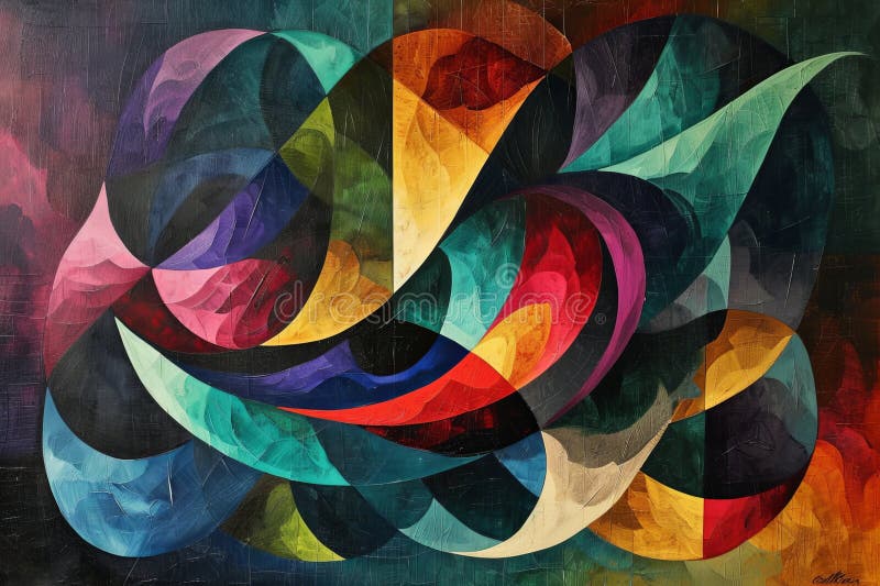Abstraction of Emotion stock illustration. Illustration of linked ...