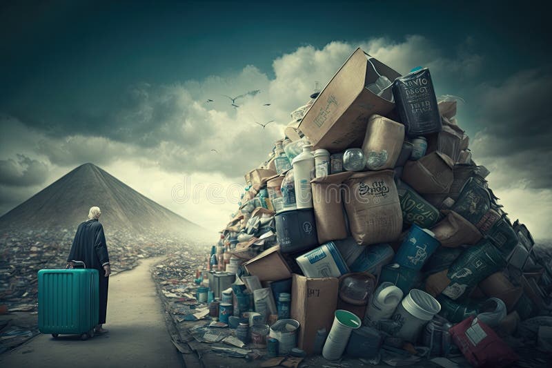 An Image that Depicts the Impact of Consumerism Generative AI Stock ...