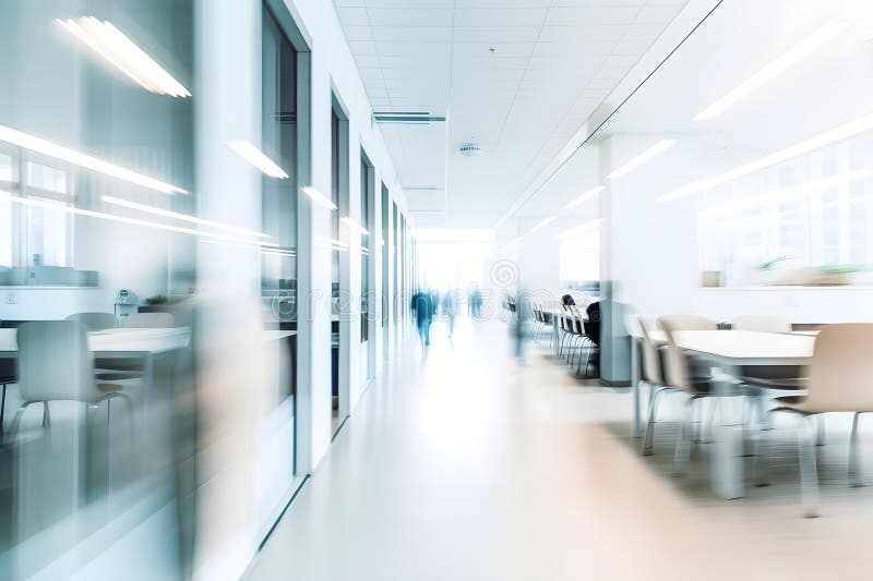 Beautiful Blurred Background Light Modern Office Stock Illustrations ...