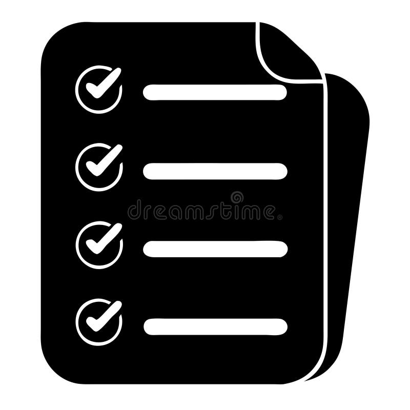 Checklist Vector for Task Management and Organization Stock Photo ...