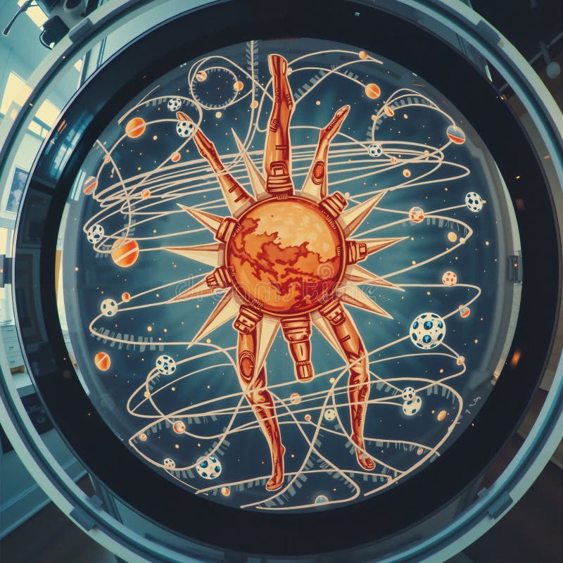 Celestial Harmony in Cosmic Dance Stock Photo - Image of astronomy ...