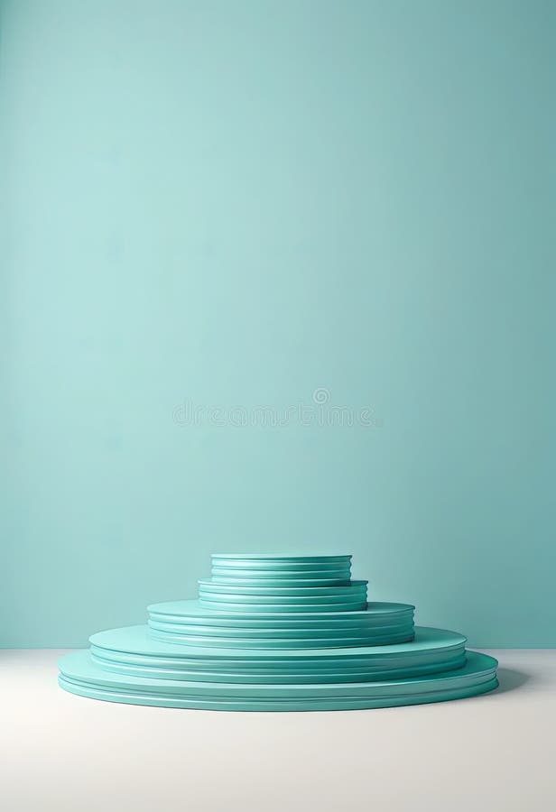 Minimalist Geometric Stage Design Decorative Setup Ideal for Staging ...