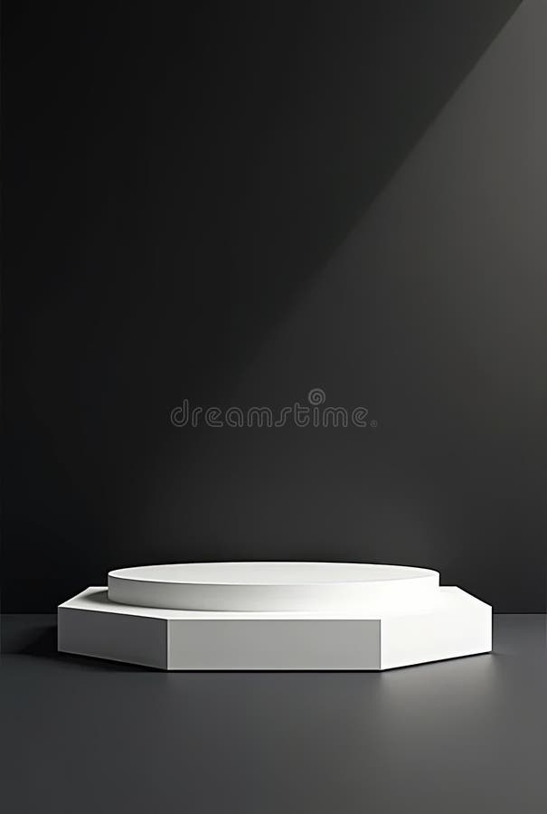 Minimalist Geometric Stage Design Decorative Setup Ideal for Staging ...