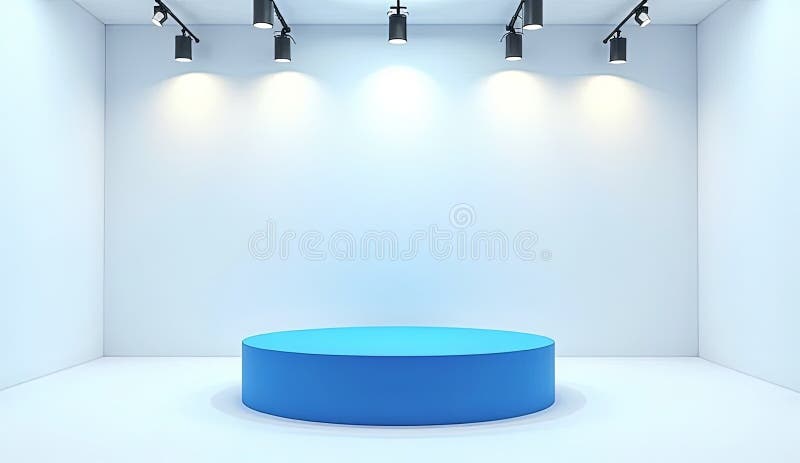 Minimalist Geometric Stage Design Decorative Setup Ideal for Staging ...