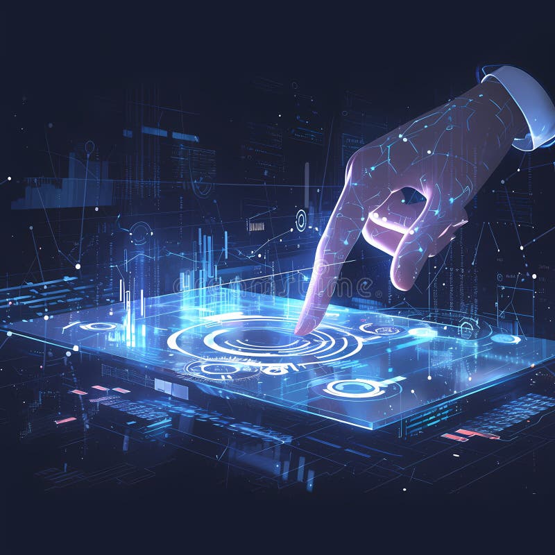 Virtualscreen Stock Illustrations – 13 Virtualscreen Stock ...