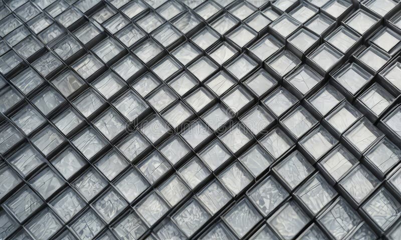 Close-up View Textured Metal Surface with Diamond Pattern, Featuring ...