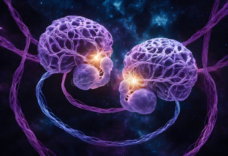 Interconnected Minds: a Cosmic Neural Network Illustrated in Vivid ...