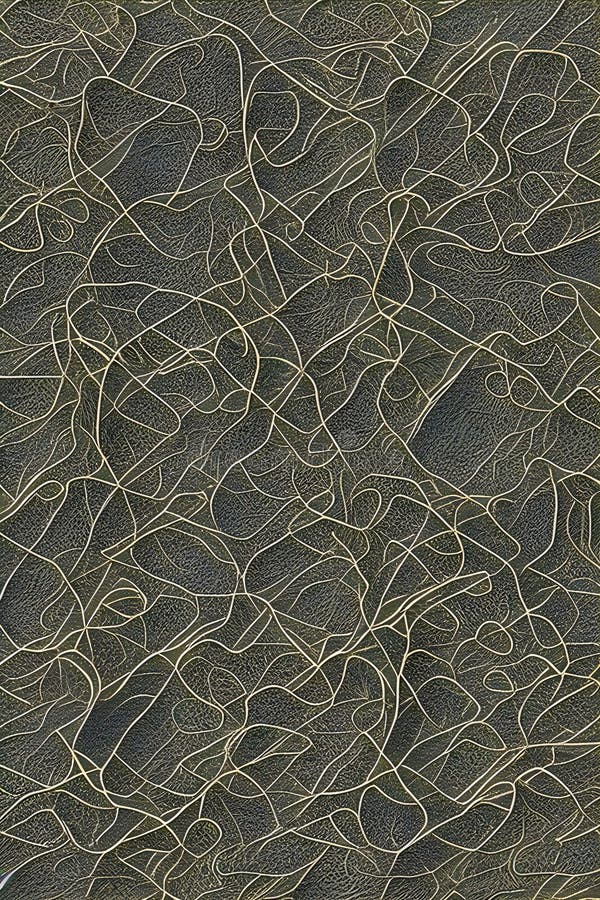 Dark Brown Neural Network Generated by Ai Stock Illustration ...