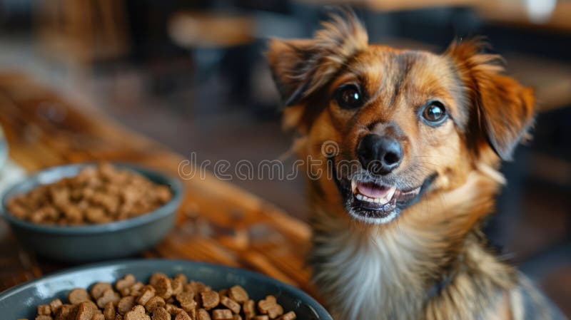 Canine Cuisine: Delicious AI-Generated Dog Meal Stock Illustration ...