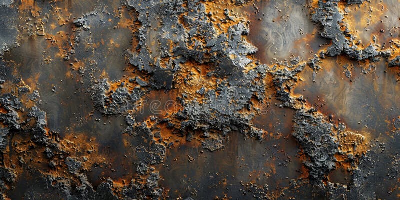 Deteriorated Rusted Metal Surface Stock Illustration - Illustration of ...