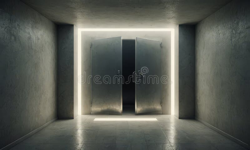 Two Closed Doors Stock Illustrations – 505 Two Closed Doors Stock ...